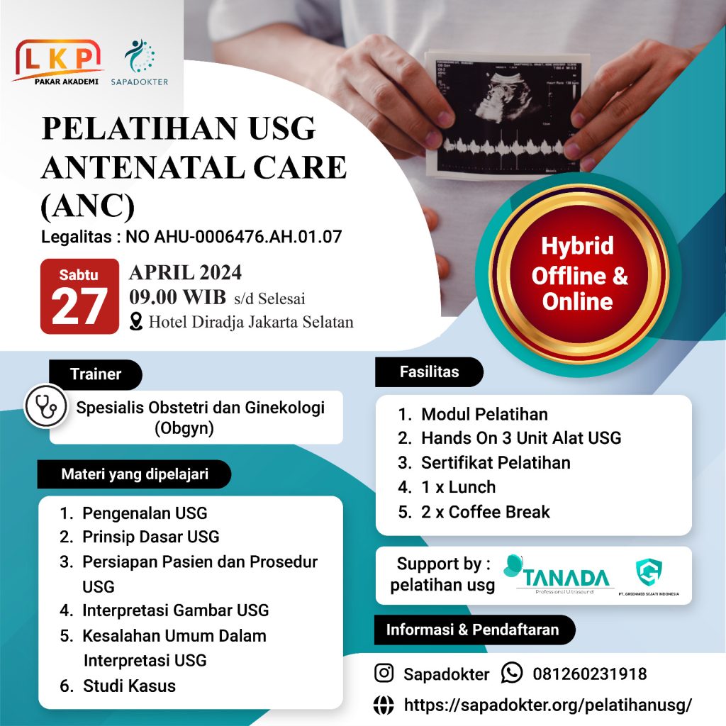 Pelatihan USG Antenatal Care (ANC) Di Kota Jakarta – sapadokter